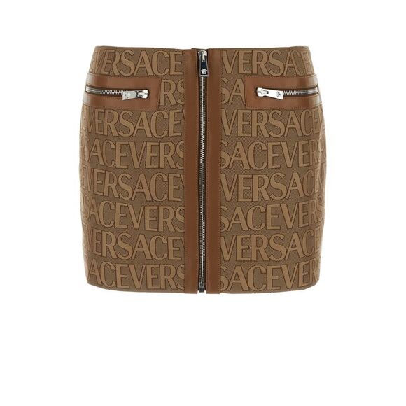 Versace | Skirts | Versace Women Embroidered Jacquard Mini Skirt | Poshmark